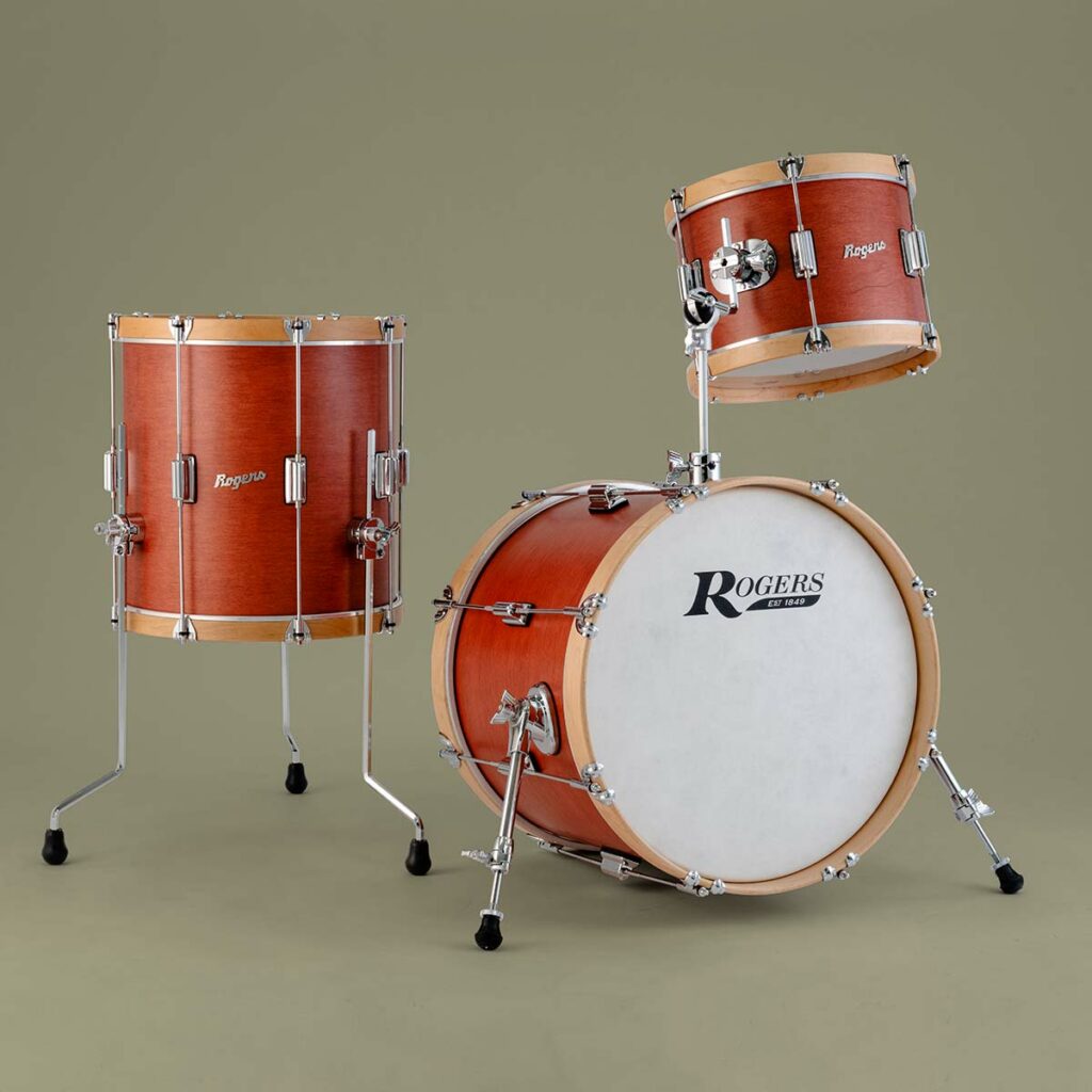 Rogers Drums USA | TOWER SATIN WITH WOOD HOOPS “TOWERWOOD”